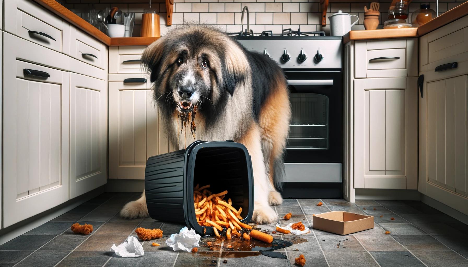 Mijn hond eet oud frietvet - Online Dierenarts